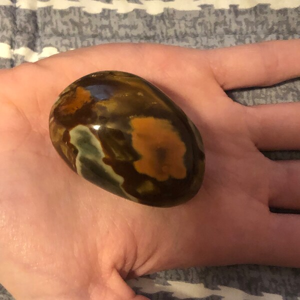 Poly Chrome Jasper Palm Stones - Etsy