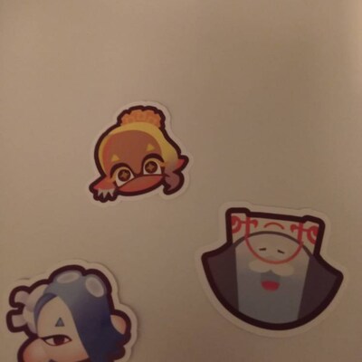 Splatoon Inspired Fan-art Badge Stickers HOLOGRAPHIC idols - Etsy