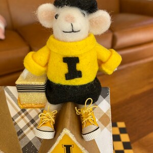 Miniature Warning Sign Mini Floor Caution Sign Yellow Plastic Notice 1/ ...