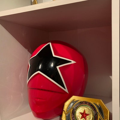 Power Rangers Zeo Red Helmet - Etsy