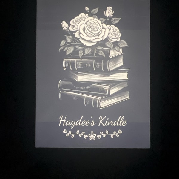 YOUR NAME Personalized Kindle Lock Screen, Wallpaper for Kindle ...