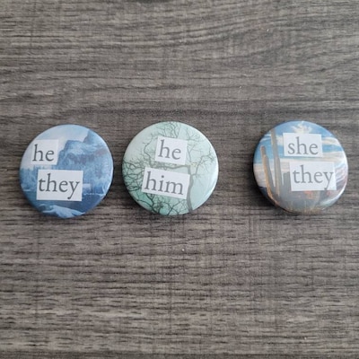 Pronoun Pins: CUSTOM ORDER quantity-based Discount Free US Shipping on ...