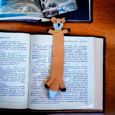 Crochet Pattern PDF / Fox Bookmark Pattern /Panda Bookmark Pattern ...