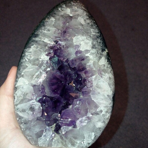 Stunning Amethyst Geode Specimen, Crystal Open Ball, Amethyst Sphere ...