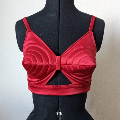 The Bombshell Bra PDF Pattern Retro Bullet Bra Styling as an Easy-to ...