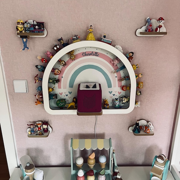 Vara de medir de madera para niños, personalizada con nombre y motivo ...