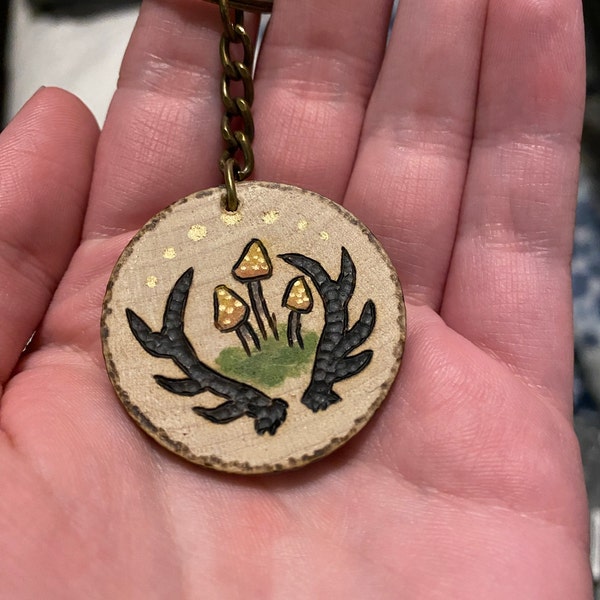 8.5x11” Deer Skull in the Forest Pyrography Woodburning - Etsy