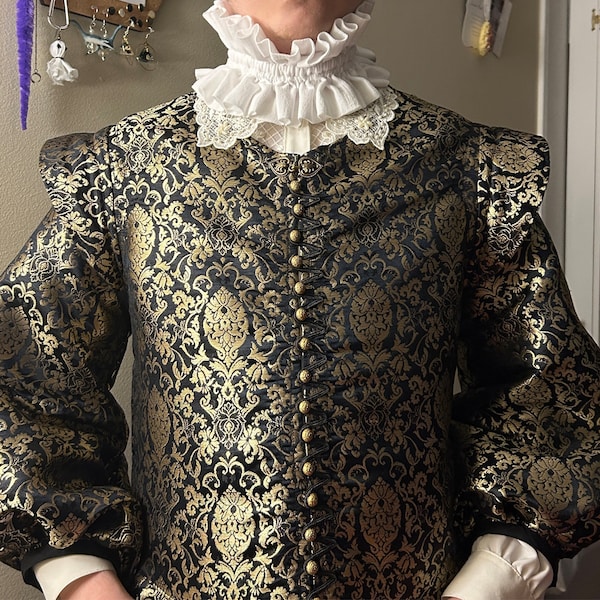 Victorian or Edwardian Collar in Ivory Cotton Gauze - Wedding Choker ...