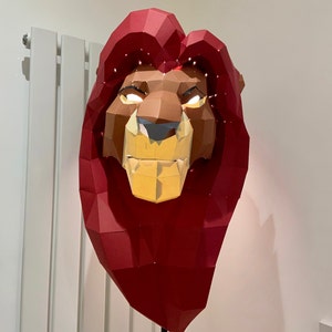 PUMBA LION KING Mask - Etsy