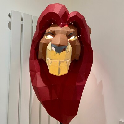 MUFASA LION KING Mask - Etsy