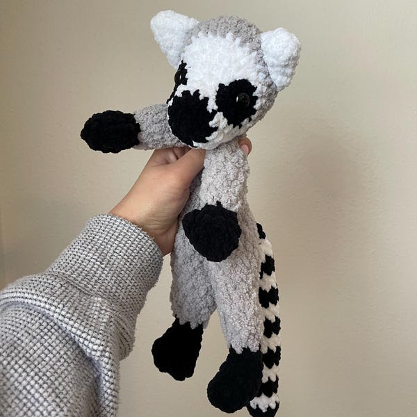 Lilly the Mini Lemur Pattern | Crochet Lemur Pattern Only - Etsy