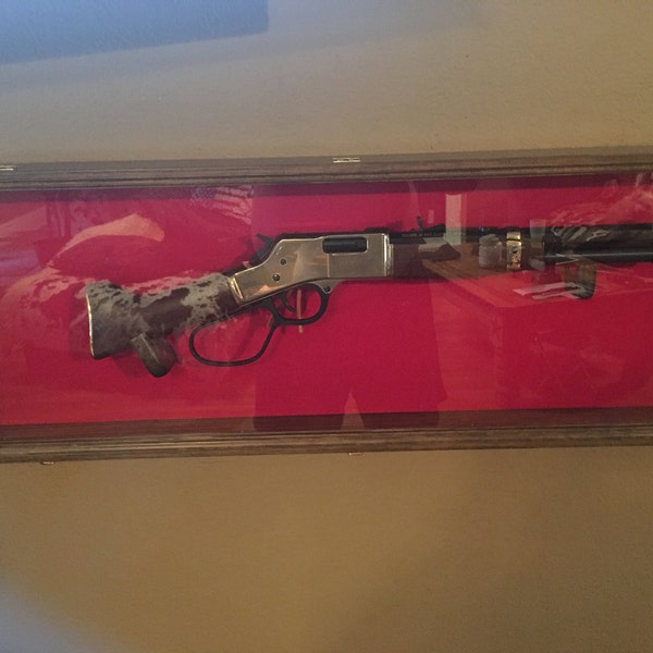 Henry Mares Leg Display Case 34x12x3 Wall Mount Locking - Etsy