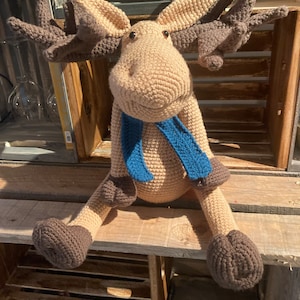 PATTERN Moses the Moose Crochet Amigurumi Pattern - Etsy