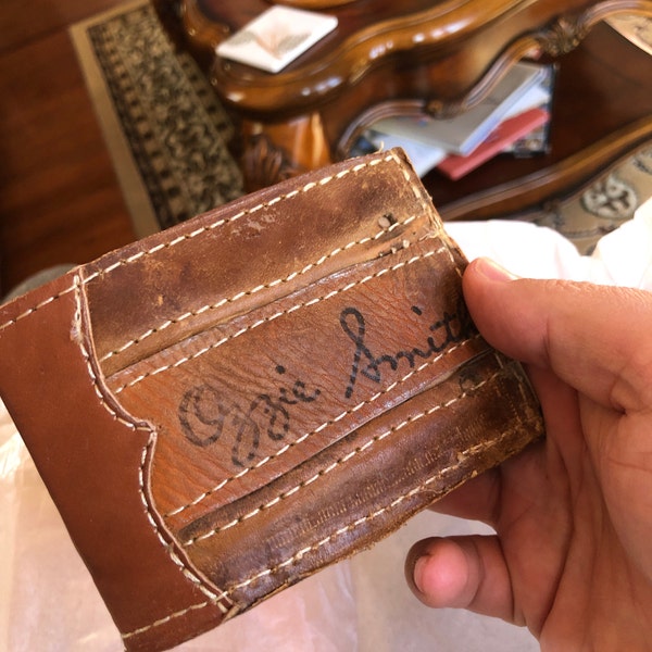 Repurposed Football Bifold Wallet With University of Nebraska ...