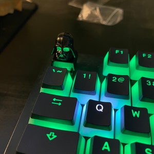 The Avengers Iron Man Backlit LED Keycaps Handmade Resin | Etsy