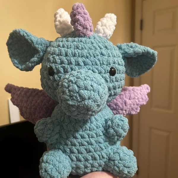 Kawaii Dragon | Mythical Creature | Beginner Crochet Amigurumi Pattern ...