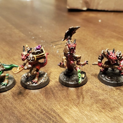 Six Kobold Soldiers for D&D, Dungeons and Dragons, Pathfinder and Many ...