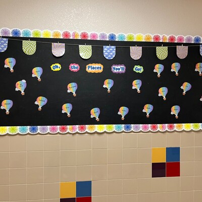 Hello Spring Printable Classroom Bulletin Board Kit March April Door ...