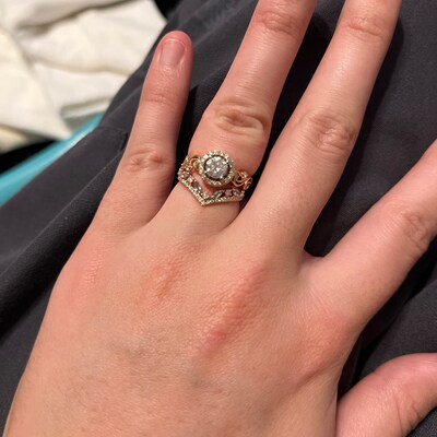 Oval Cornflower Sapphire Engagement Ring Vintage Moissanite - Etsy