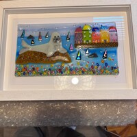 Fused Glass Cornish Christmas Tree Decoration, Tree Decoration ...