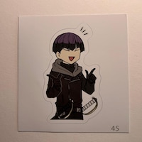 Chibi BSD Dazai Anime Manga Cute Anime Sticker - Etsy