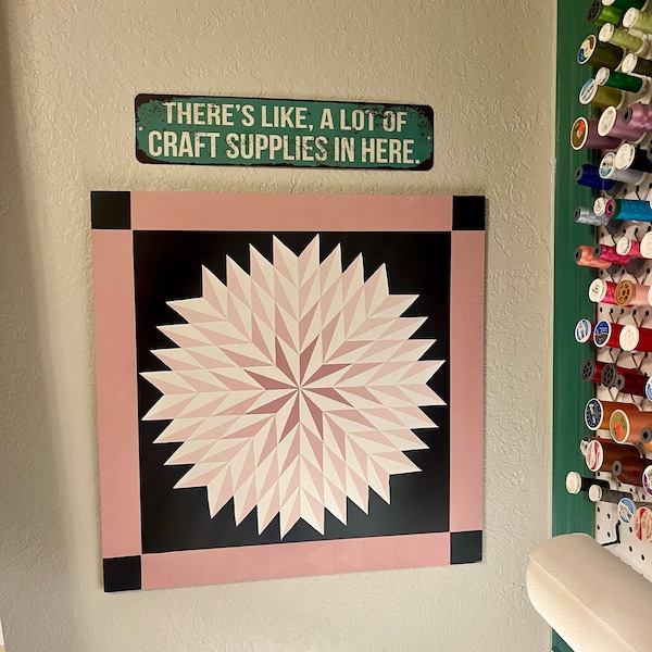 Funny Craft Room Sign - Theres Like a Lot of Craft Supplies in Here ...