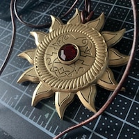 Holy Symbol of Ravenkind - Painted/unpainted (curse of Strahd, Dnd ...