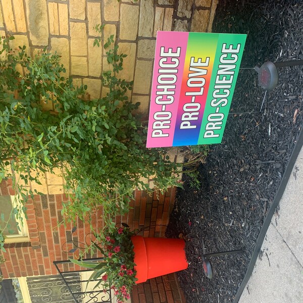 Pro-choice/pro-love/pro-science - Women's Rights / Pro Choice - Double ...