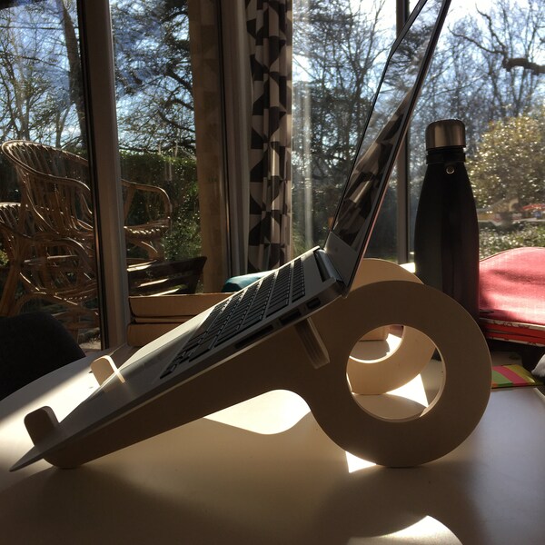 Dual Printer Stand. Wood Monitor Stand. Computer Screen Riser, Desk ...