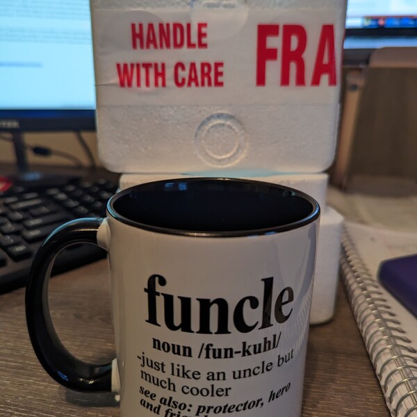 Funcle Noun Coffee Mug, Uncle Mug, Uncle Gift, Funny Uncle Mug - Etsy