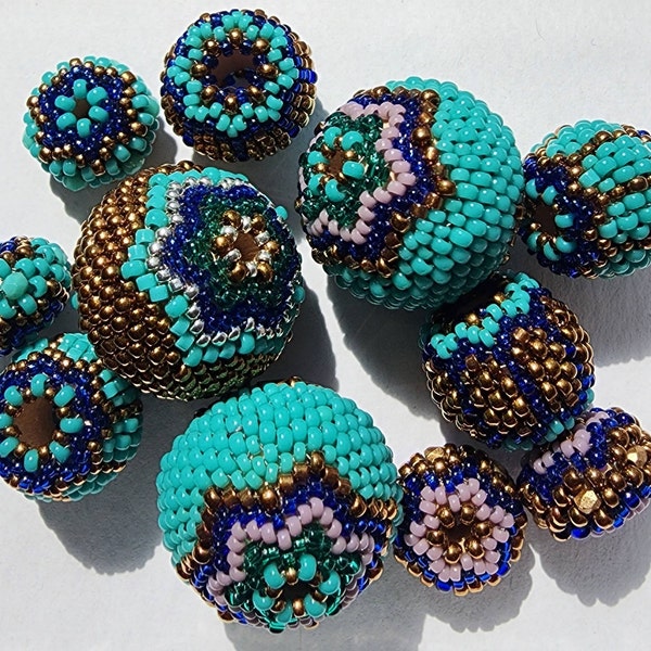 Freeform Flow Beaded Bead Technique Tutorial by Sharri Moroshok, Free ...