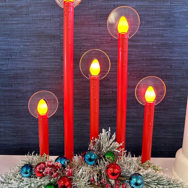 Large Ceramic Light up Indent Ornament, Vintage Christmas Decor ...