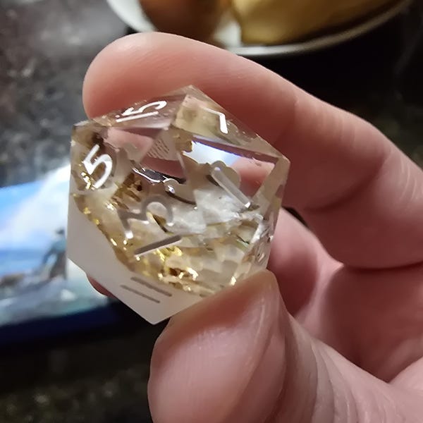 Fireheart Red and Black Gold Dice, Fire Dice, Handmade Resin Sharp Edge ...