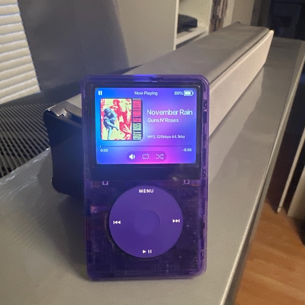 Transparent Purple Faceplate for Ipod 5th/5.5th Generation by Ipodmania ...