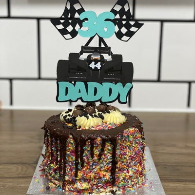 F1 Racing Car Inspired Cake Topper - Etsy