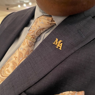 Initial Name Lapel Pin Letters Lapel Pin Custom Initials Lapel Pin ...