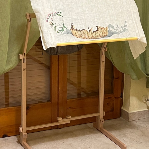 Needlework Floor-standing Type Stand With Adjustable Frame Made of ...