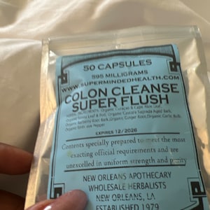 Intestinal Formula 1 colon Cleanse Super Flush All - Etsy