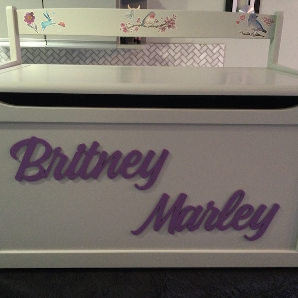 Wooden TOY BOX Name Sign - Personalised Toy Box Sign - Etsy UK