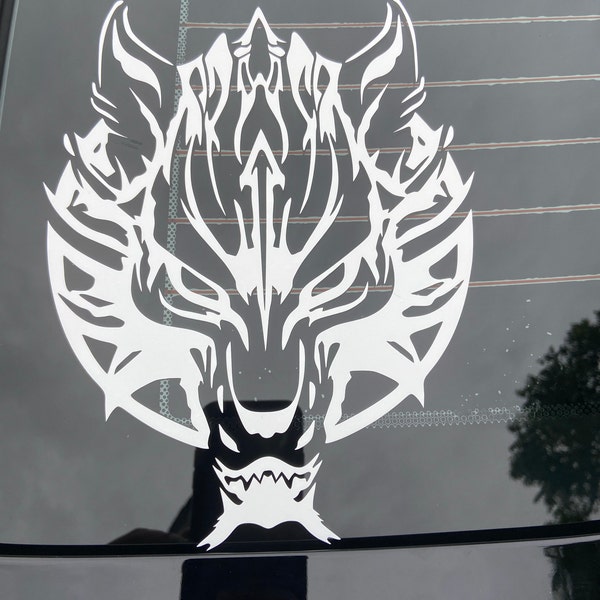 Fenrir Norse Wolf LORE Vinyl Decal Sticker - Etsy