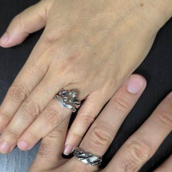 Amethyst Ring fay Amethyst Engagement Ring Flower Ring Antique Ring for ...