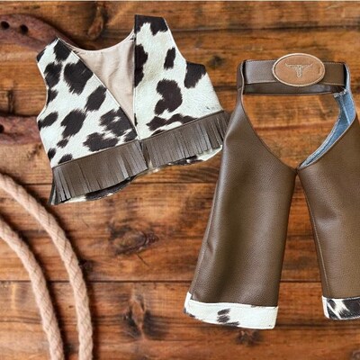 Sewing Pattern Cowboy Chaps, Sizes 12 Mo to 3T, Beginner Sewing Pattern ...