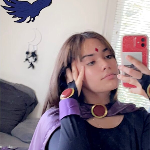 Teen Titans Raven Inspired Cosplay Red Forehead Diamond - Etsy