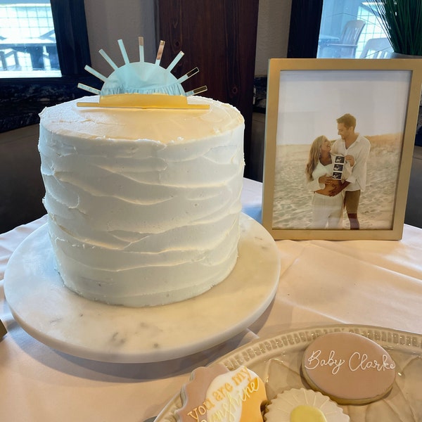 Sun Cake Topper - Etsy