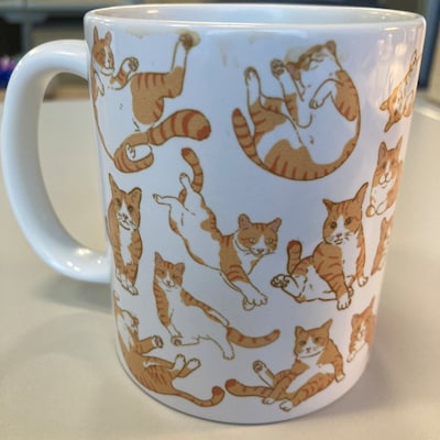 Funny Meme Cat Mug 11oz and 15oz Cat Mugs Funny Cat Mom Gift for Cat ...