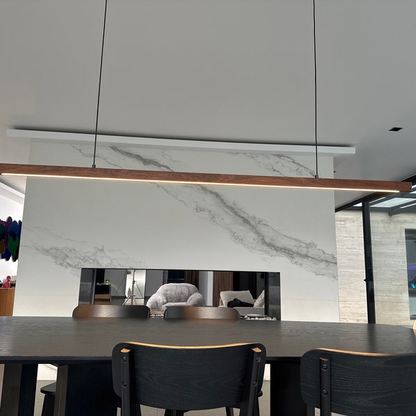 Fyra Oval Linear Suspension Chandelier | Pendant Chandelier | Dining ...