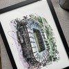 Tottenham Hotspur Stadium, Art Print, Illustration, Drawing ...