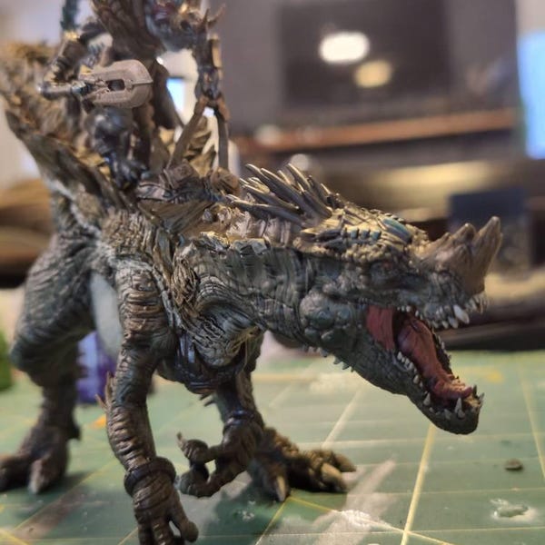 Alpha Carnadon by Clay Beast Creations | Tabletop RPG Miniature Figures ...