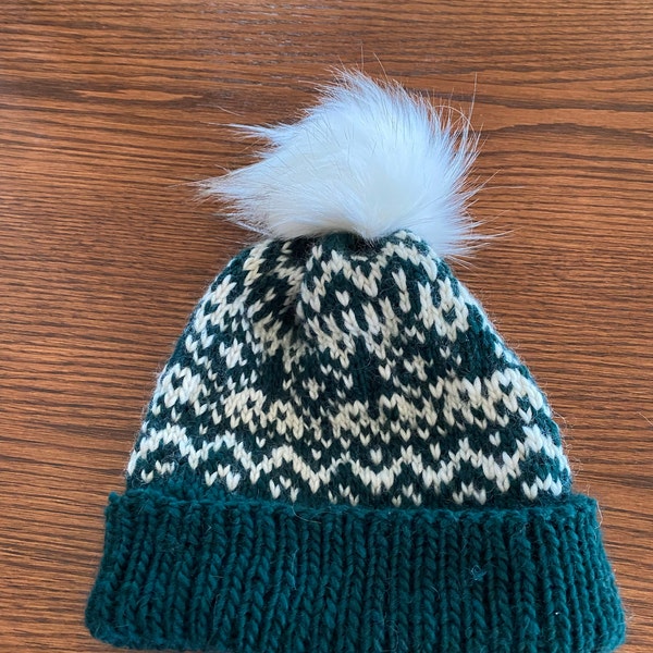 Forest Pines Beanie Knitting Pattern: Fair Isle Hat (PDF Pattern) - Etsy