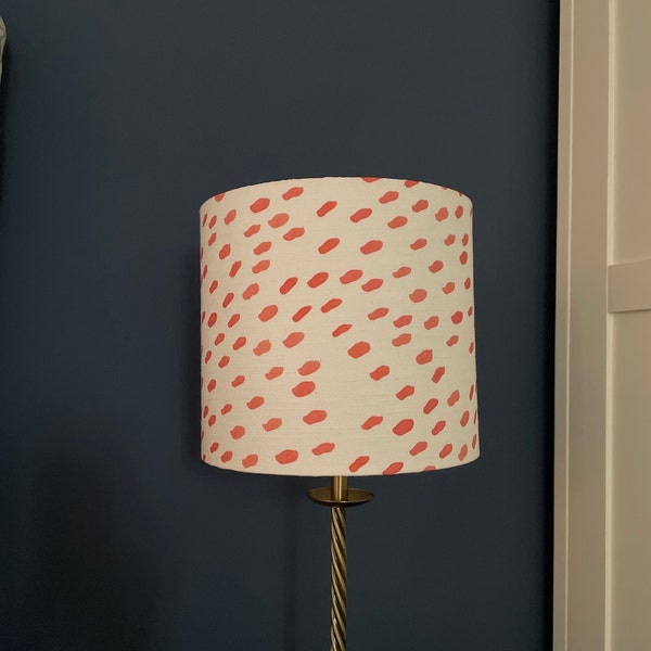 Grey 'splatter' Handmade Lampshade - Etsy